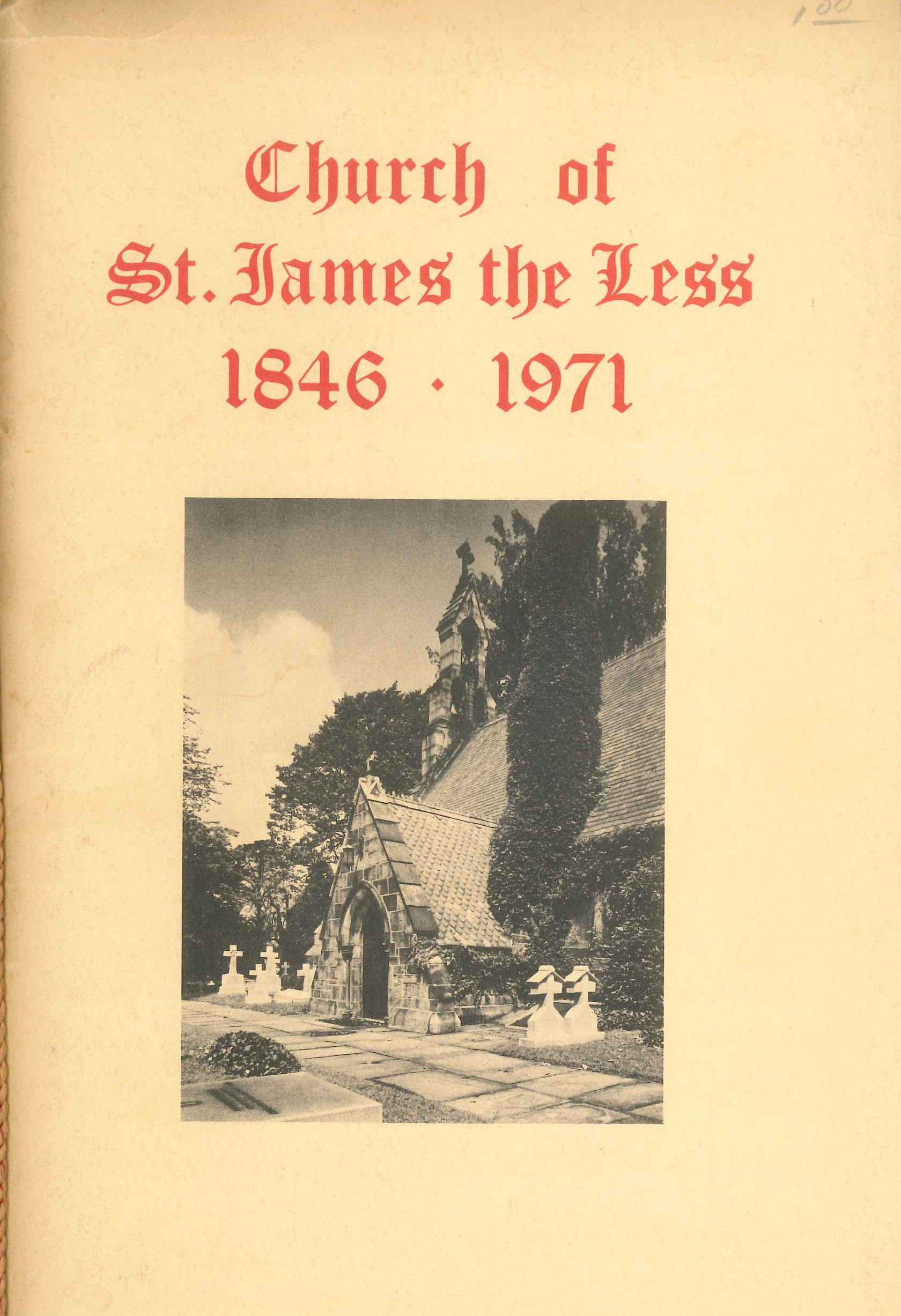 Church of St. James the Less: 125th Anniversary Booklet (1971 ...